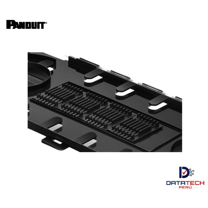 Bandeja de empalme de fibra Óptica para 24 fusiones color Negro FOSMF ...