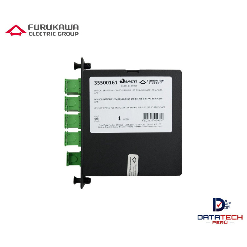Splitter Óptico Modular 1X8 SC-APC/SC-APC FURUKAWA 35500035