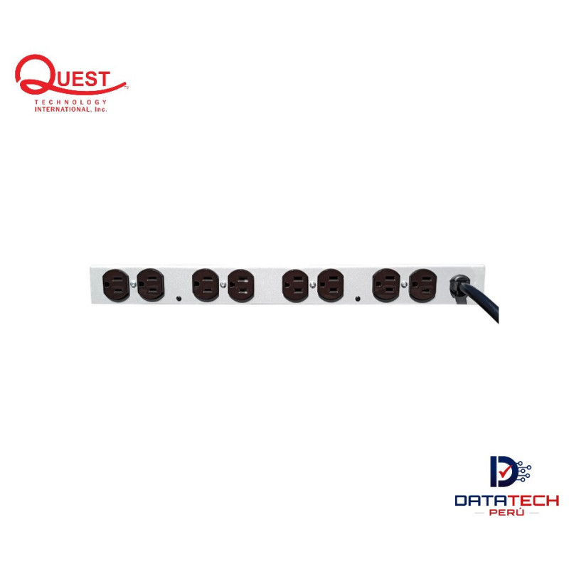 Multitoma horizontal eléctrica de 10 tomas NEMA5-15R, 125V/250V-15A ...