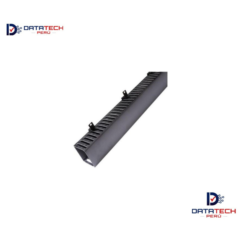 Ordenador Vertical frontal de Altura 2RU Largo 1m PVC base metálica ...