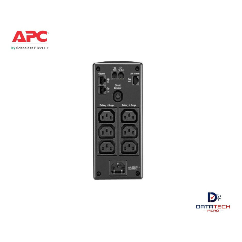 BR900MI | Back-UPS Pro 900 VA 230 V AVR LCD 6 salidas IEC-APC