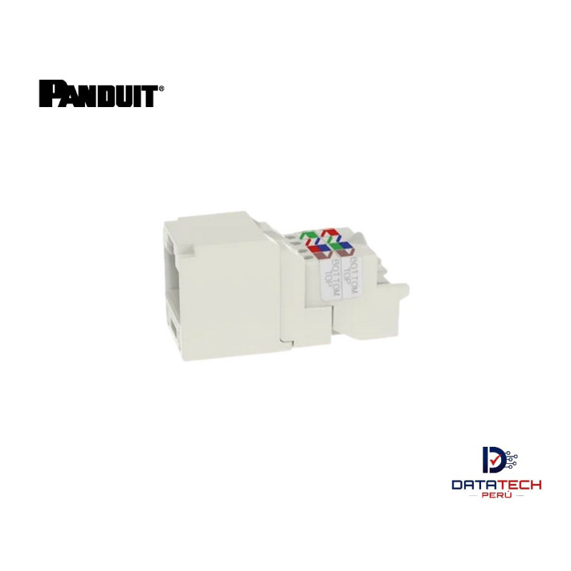 Jack modular RJ45 Mini-Com cat 6 color Blanco CJ688TPIW Panduit Pannet