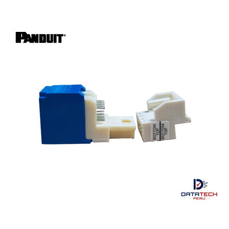 Jack modular RJ45 Mini-Com cat 6 color Azul CJ688TPBU Panduit Pannet