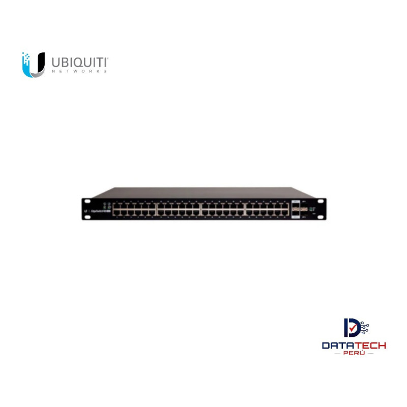 Switch EdgeSwitch 48 PoE, 48GbE, 2SFP+, 500W, 1U UBIQUITI ES-48-500W