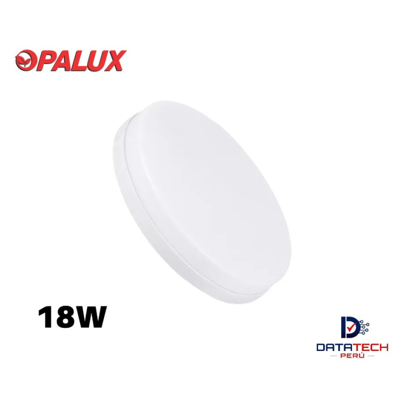Panel LED circular Plafón adoquín para sobreponer 18W 3000k Opalux OP ...