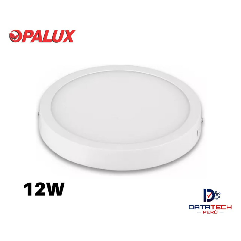 Panel LED circular para techo 12W 8200-8500K Luz blanca Opalux OP-R129