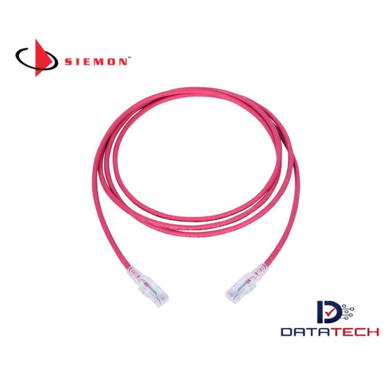 MC6-10-03B | Patch Cord Cat6 LSZH 3M Rojo-Siemon