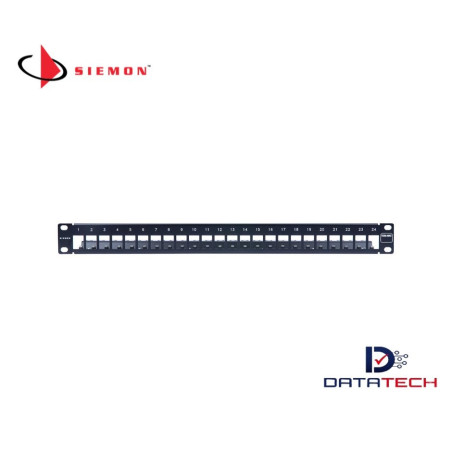 TM-PNLZ-24-01 | Patch Panel Plano Cat6A/Cat7A Modular-Siemon