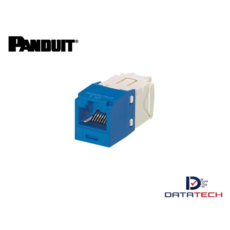 Jack modular RJ45 Mini-Com cat 6 color Azul CJ688TGBU Panduit Pannet