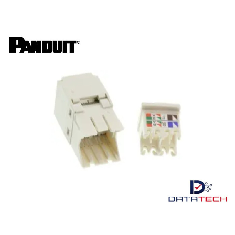 Jack modular RJ45 Mini-Com cat 6 color Blanco CJ688TGWH Panduit Pannet