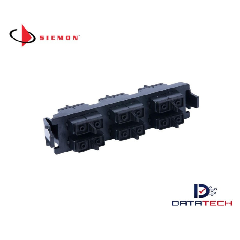 RIC-F-SC12-01 | Panel FO MM/SM C/6 Acopladores SC Duplex-Siemon