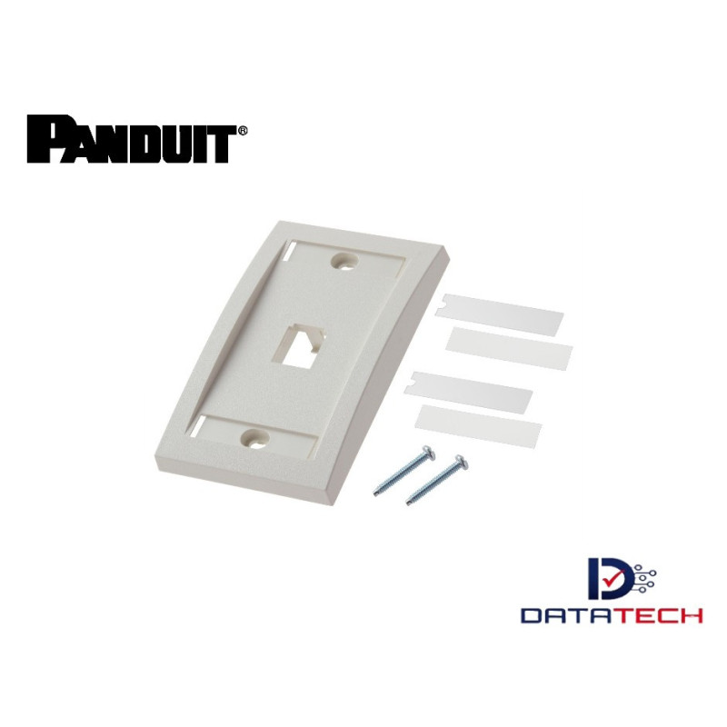 Face plate de 1 puertos Iconeable blanco CFPE1IWY Panduit Pannet