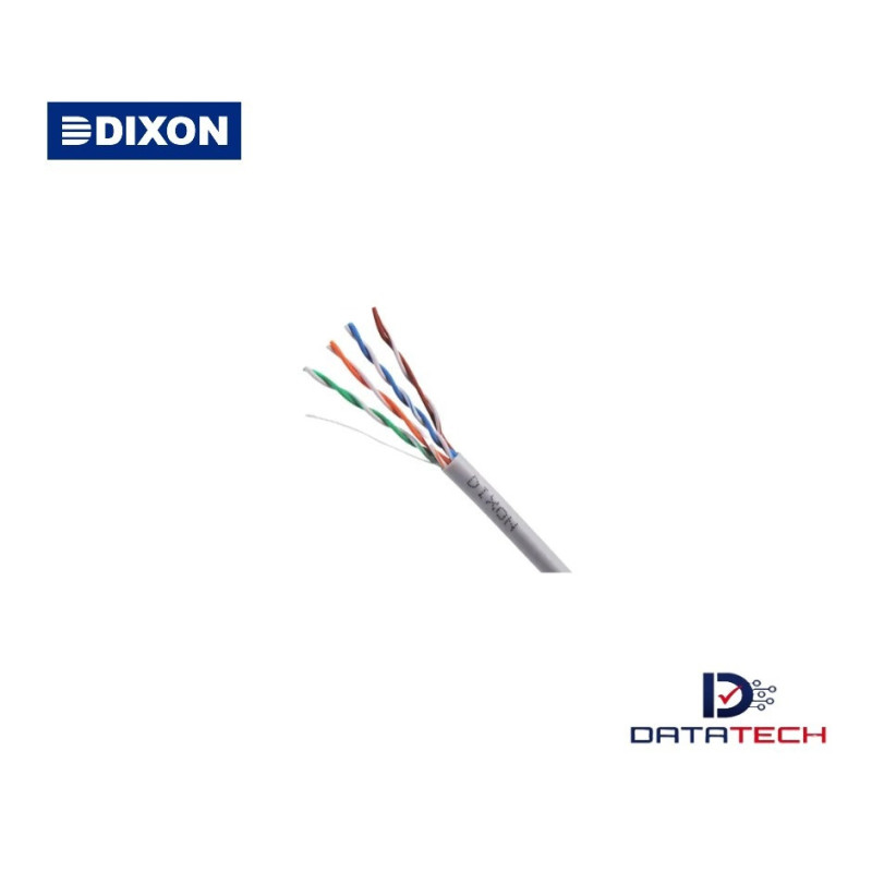7060/25 LSZH | Cable UTP Cat. 5e color gris 4P x 25 AWG-Dixon