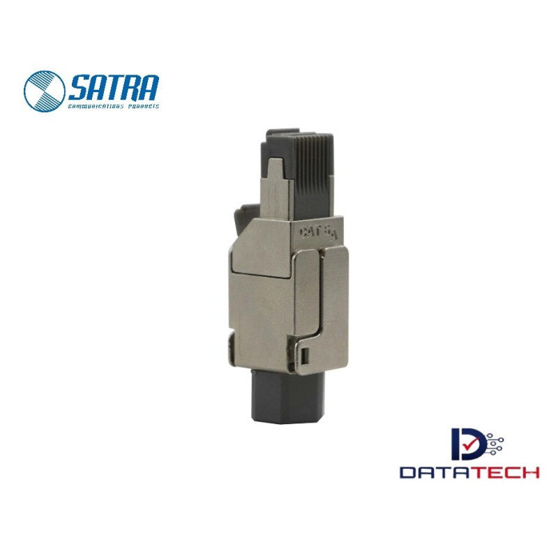 103040001 | Conector modular MPTL Plug 6A Rj-45 Blindado-Satra